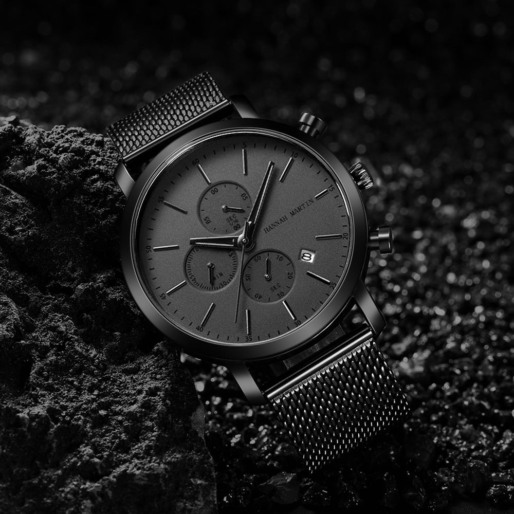 Reloj Hannah Martin HM-1092 Azul Negro Acero - Envíos a Colombia ...